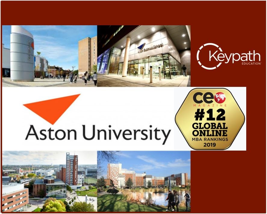 Aston University’s Online MBA ranked 12th in the world | Keypath Education